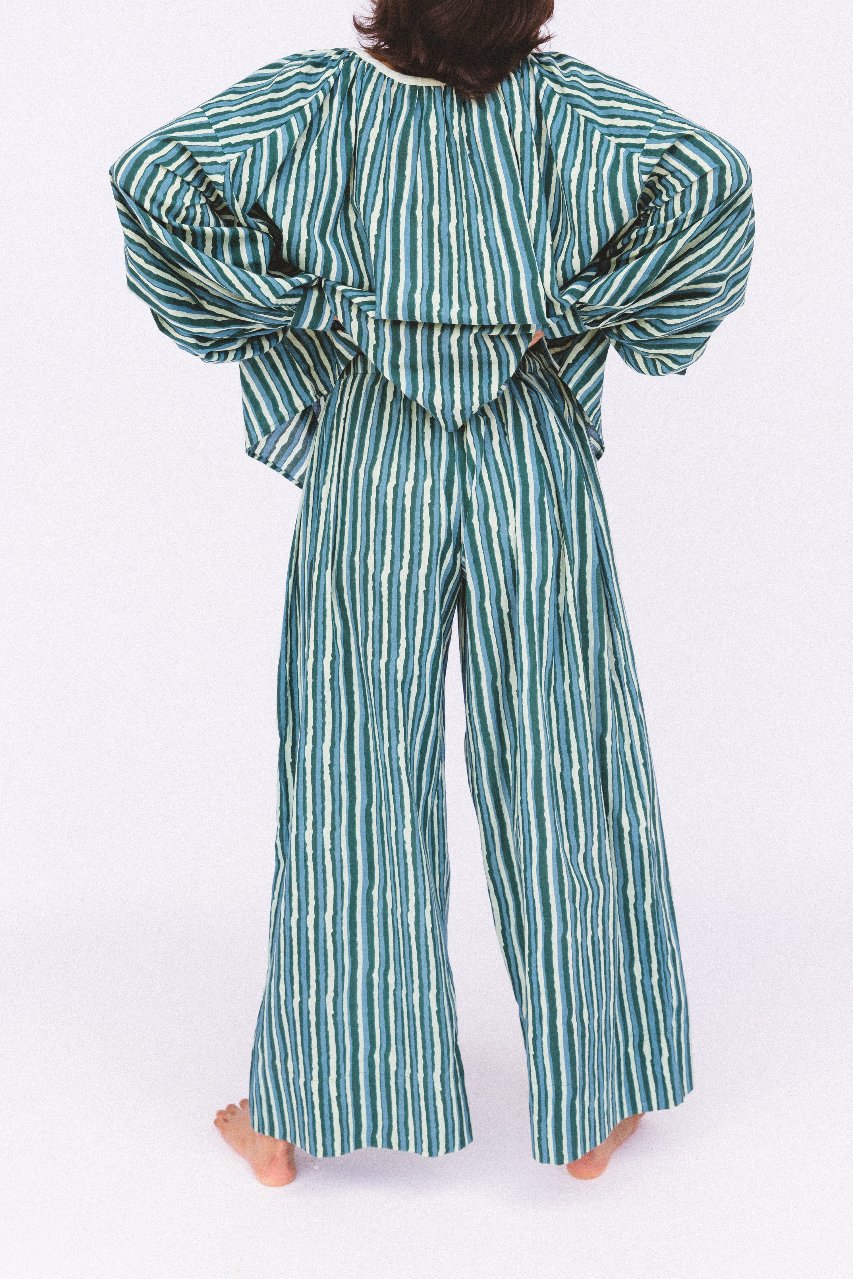 Ria Pants ~ Cyan Candy – Daughters of India