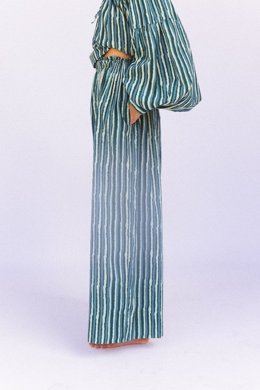 Ria Pants ~ Cyan Candy – Daughters of India